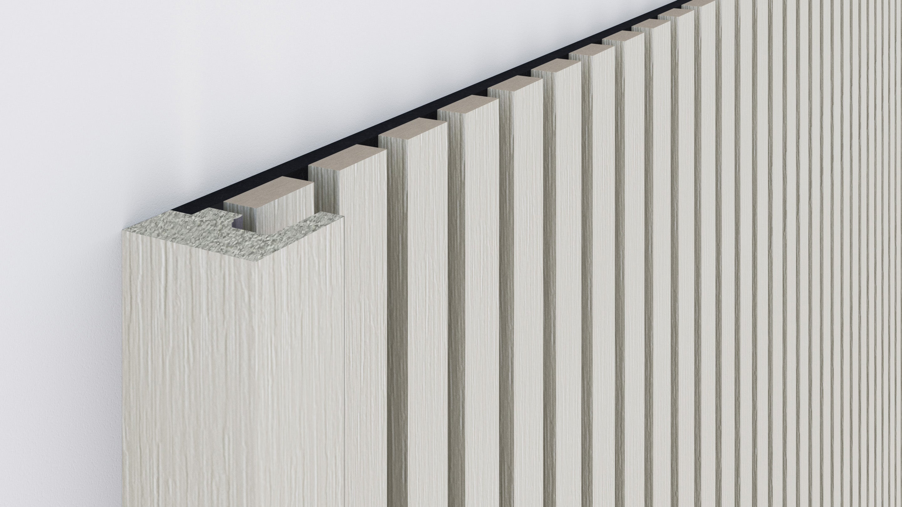 InsuSlat™ - Pair of Side Trim Battens - Linen – Charles & Ivy