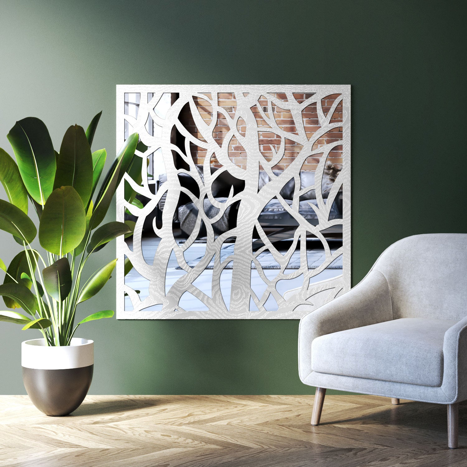 Twilight indoor decorative mirrored panel – Charles & Ivy