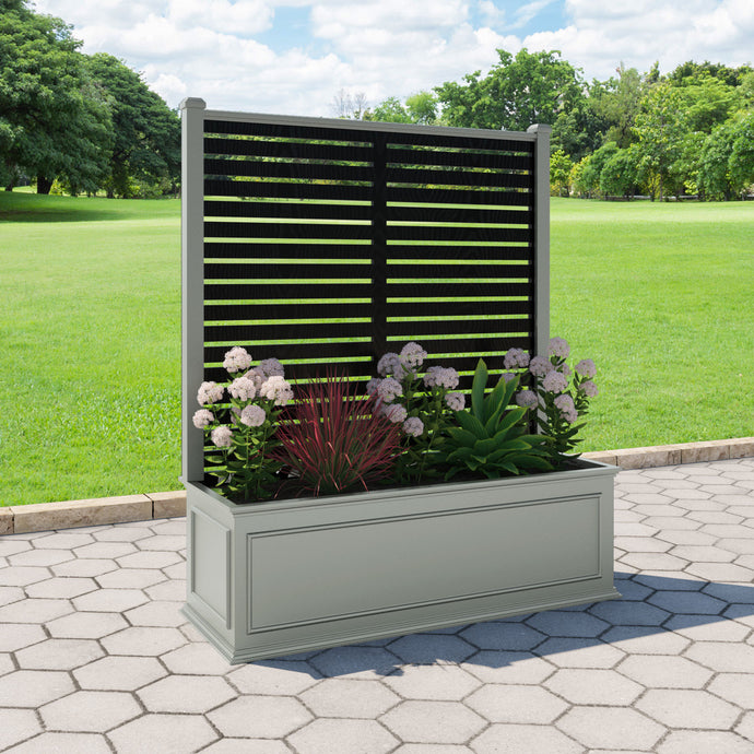 Windsor - Extra Large Low Planter - Aspen Screen – Charles & Ivy