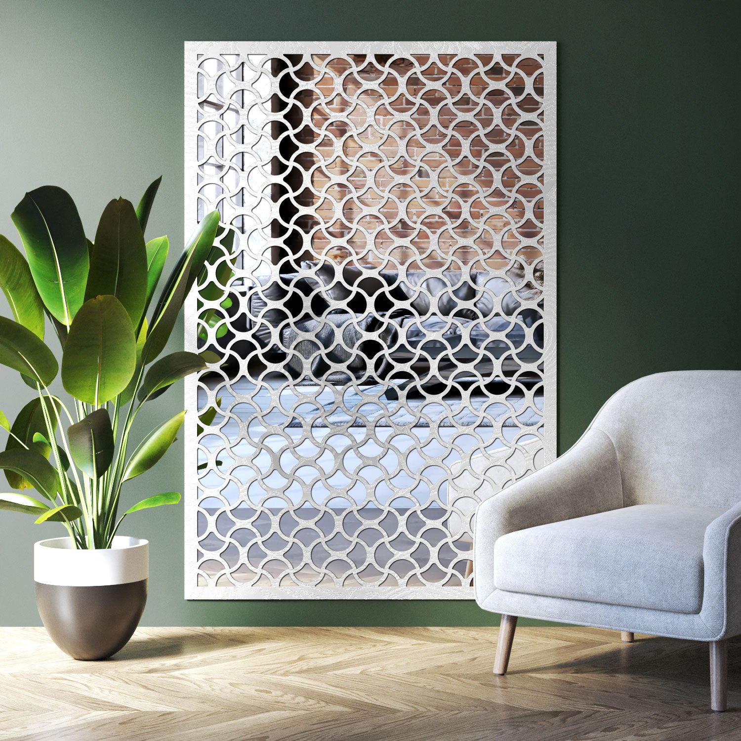 Vida indoor decorative mirrored panel – Charles & Ivy
