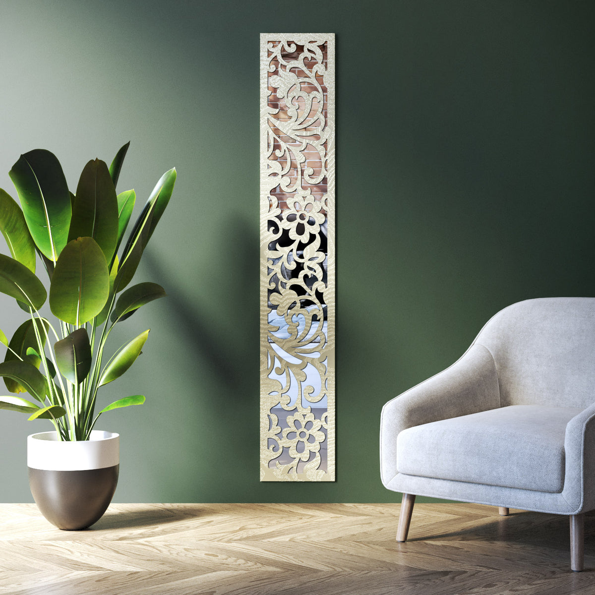 Eden indoor decorative mirrored panel – Charles & Ivy