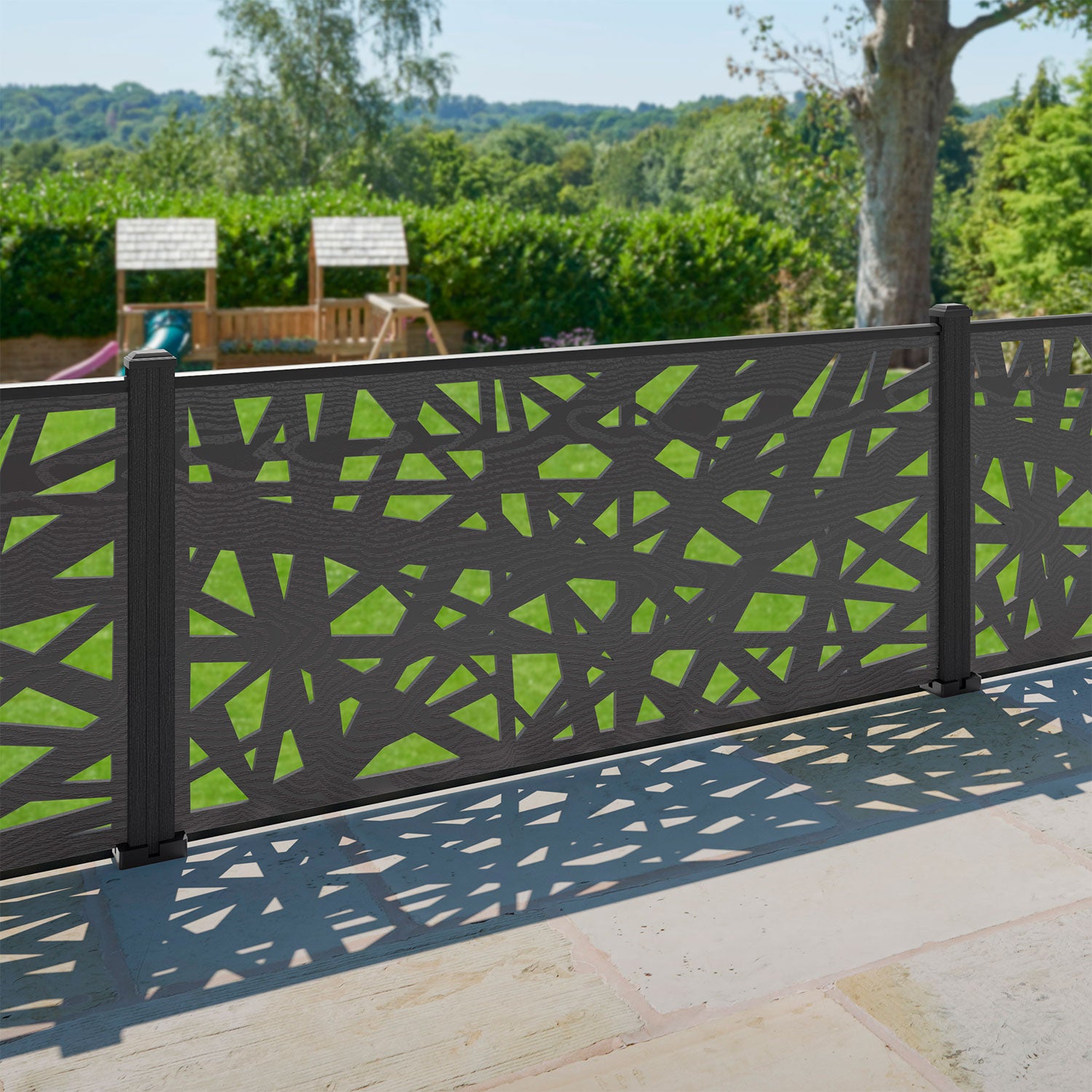 Prism Decorative Fence - 180x90cm - with our composite posts – Charles ...