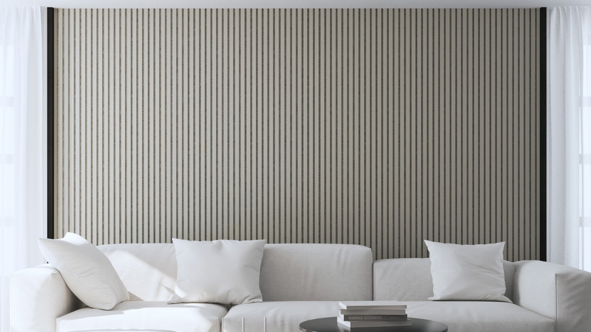 InsuSlat™ Wall Panel - Bone - H240cm x W60cm (Pack of 1) – Charles & Ivy