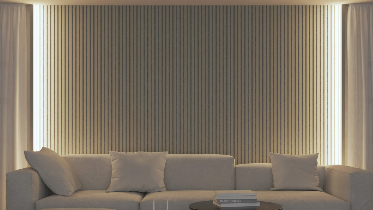 InsuSlat™ Wall Panel - Bone - H240cm x W60cm (Pack of 1) – Charles & Ivy
