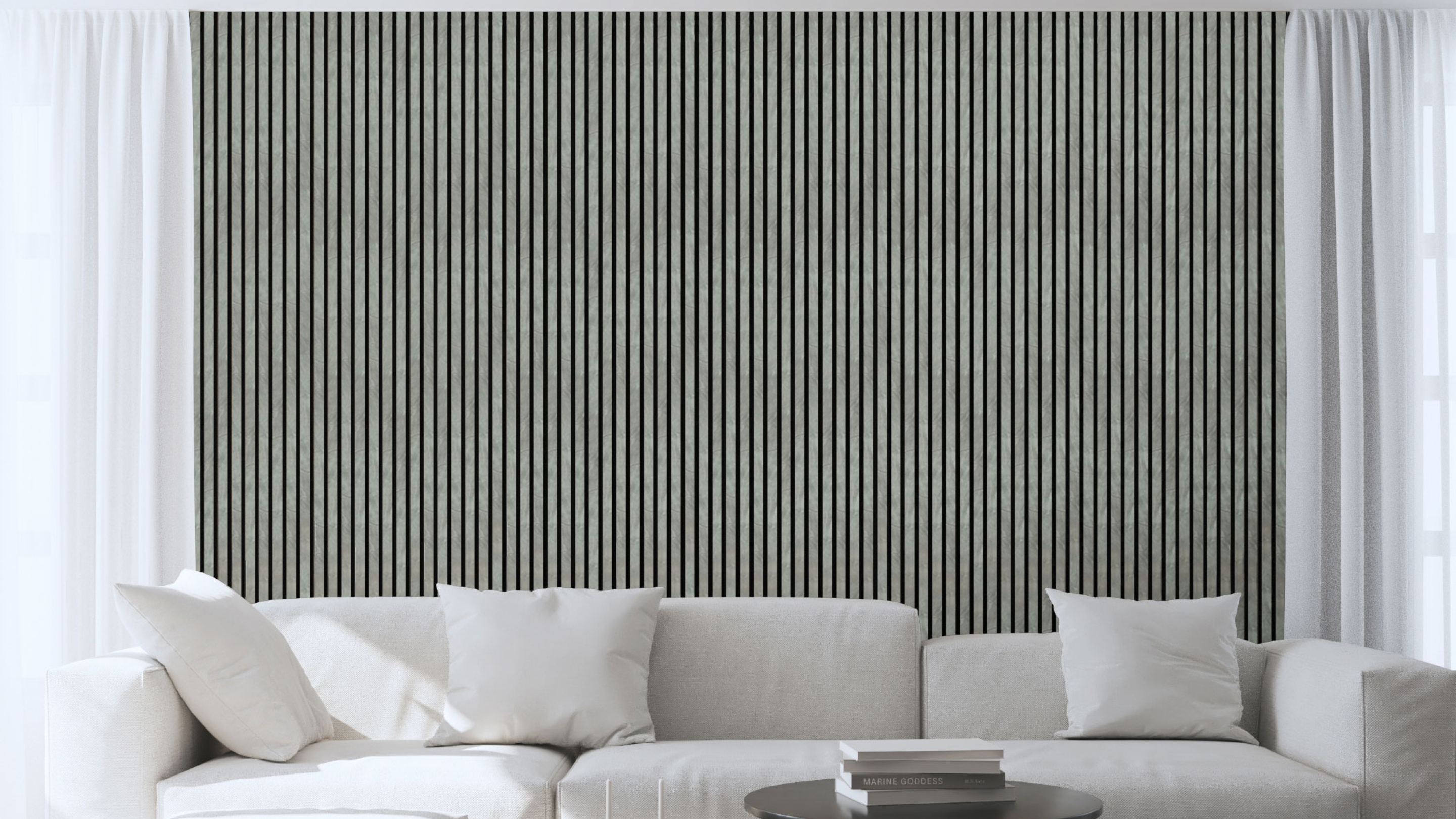 InsuSlat™ Wall Panel - Travertine - H240cm x W60cm (Pack of 1 ...