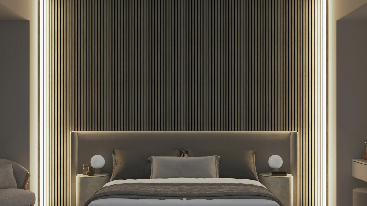 InsuSlat™ Wall Panel - Mid Grey - H300cm x W60cm (Pack of 1) – Charles ...