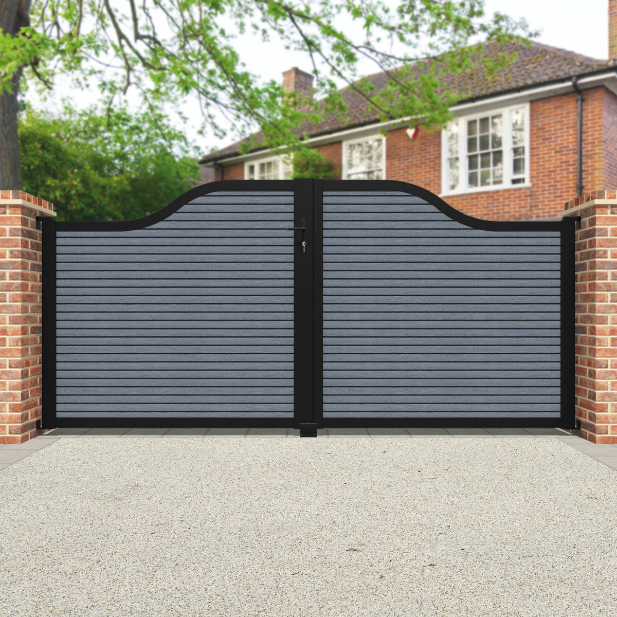 Hudson Anthracite Curved Top Driveway Gate – Charles & Ivy