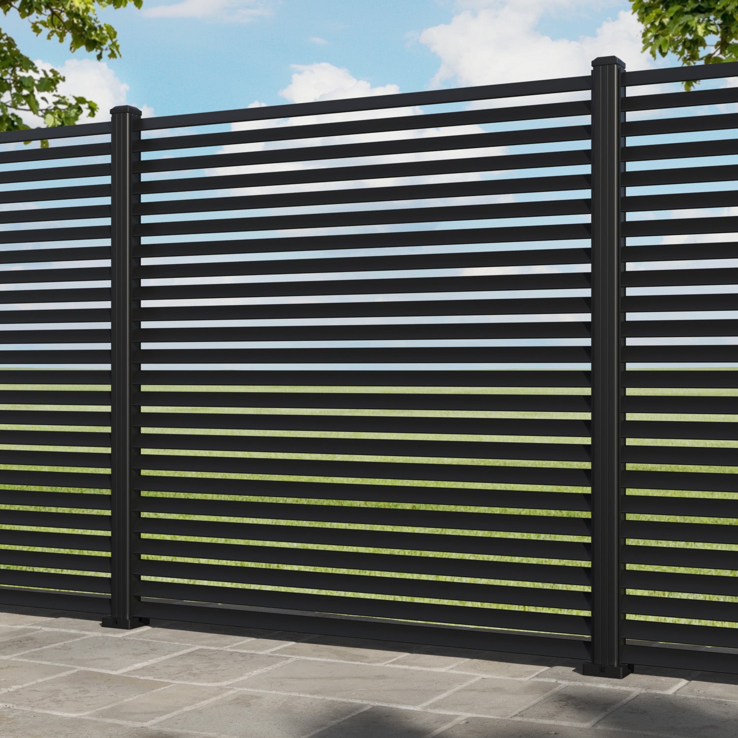 Grado Aluminium Fence Panel - with aluminium posts – Charles & Ivy