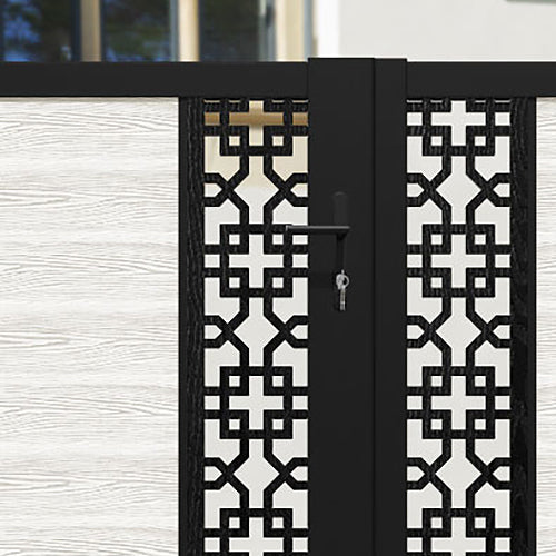 Classic Zaria Straight Top Driveway Gate - Light Stone - Middle & End ...