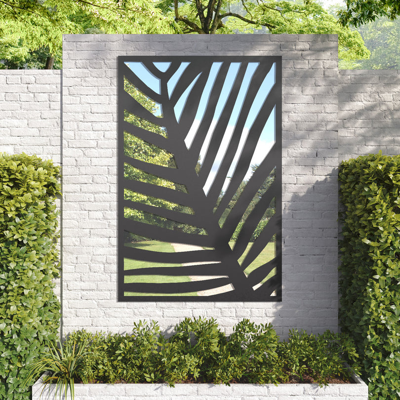 Palm outdoor decorative mirrored panel – Charles & Ivy