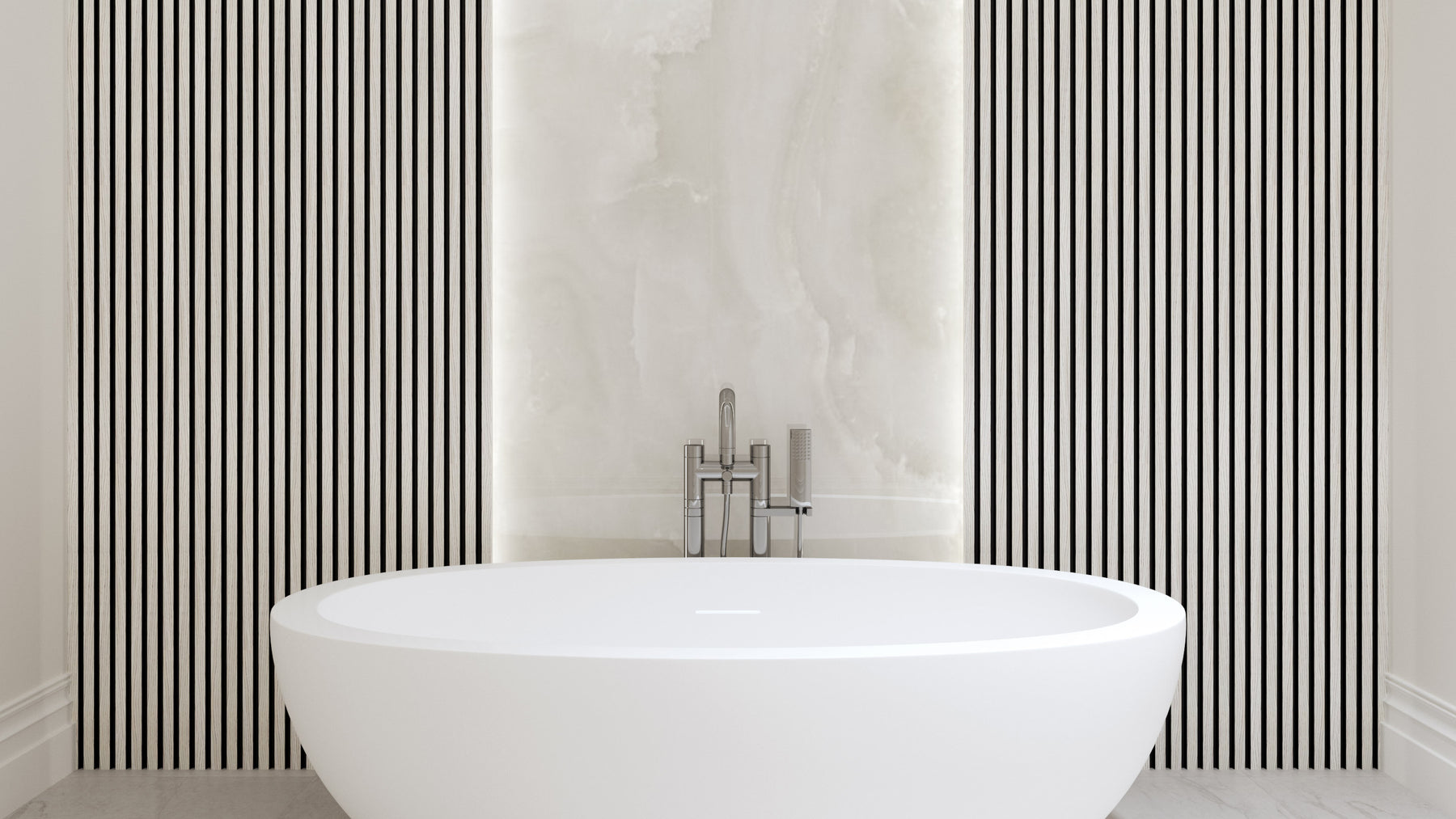 AquaSlat™ Waterproof Wall Panels - H250 x W20cm - 2 Pack – Charles & Ivy
