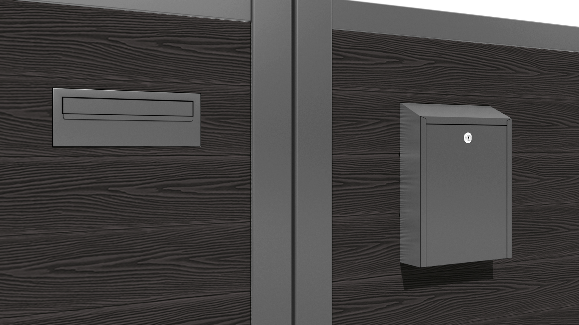 Classic Pebble Pedestrian Gate - Dark Oak – Charles & Ivy