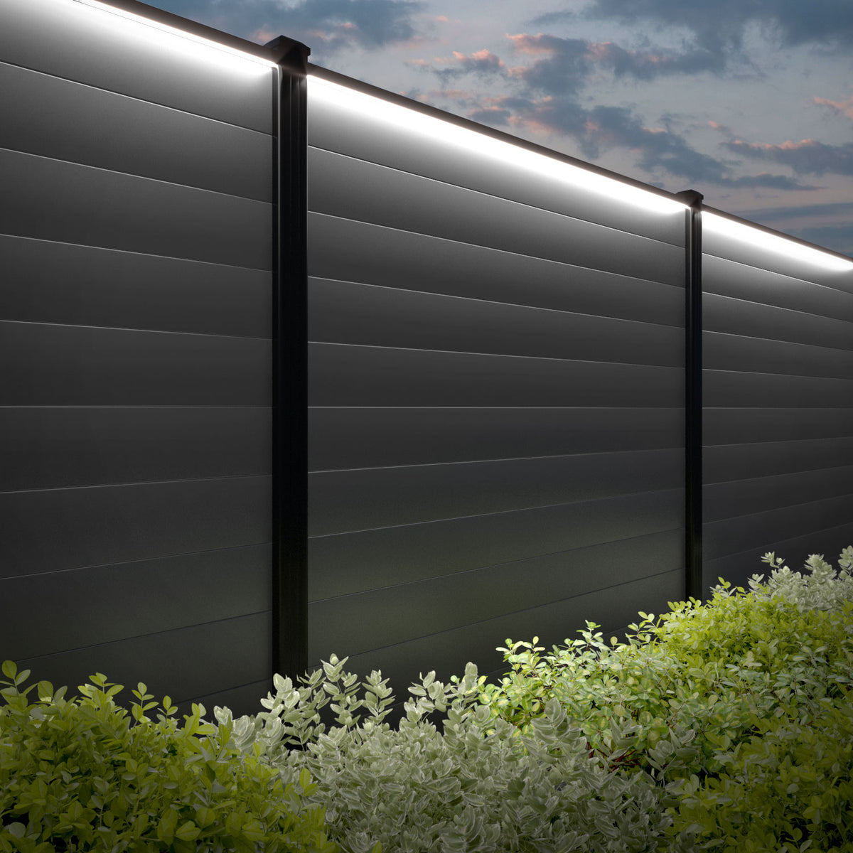 Salone Aluminium Fence Panel - with our aluminium posts – Charles & Ivy