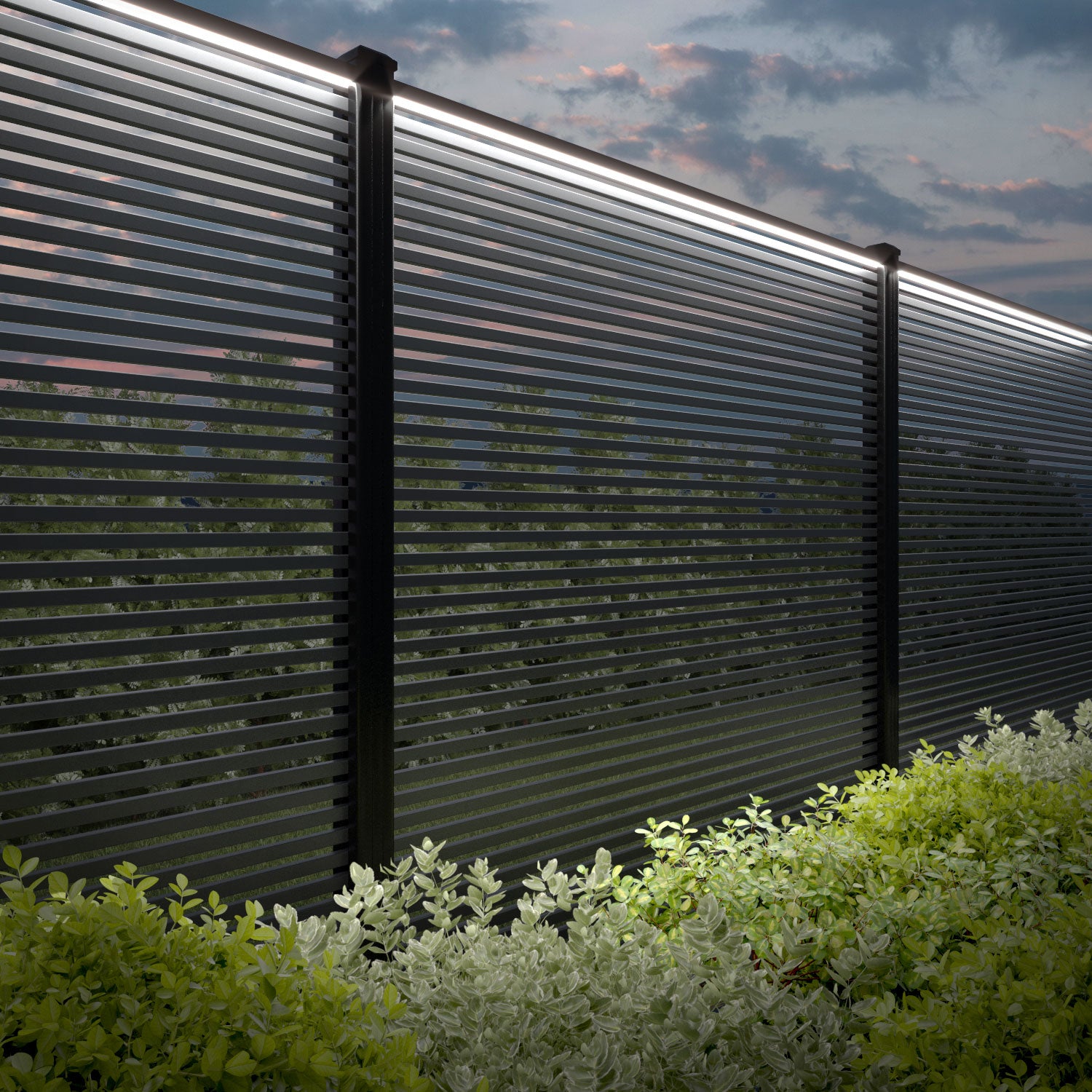 Toledo Aluminium Fence Panel - with our aluminium posts – Charles & Ivy