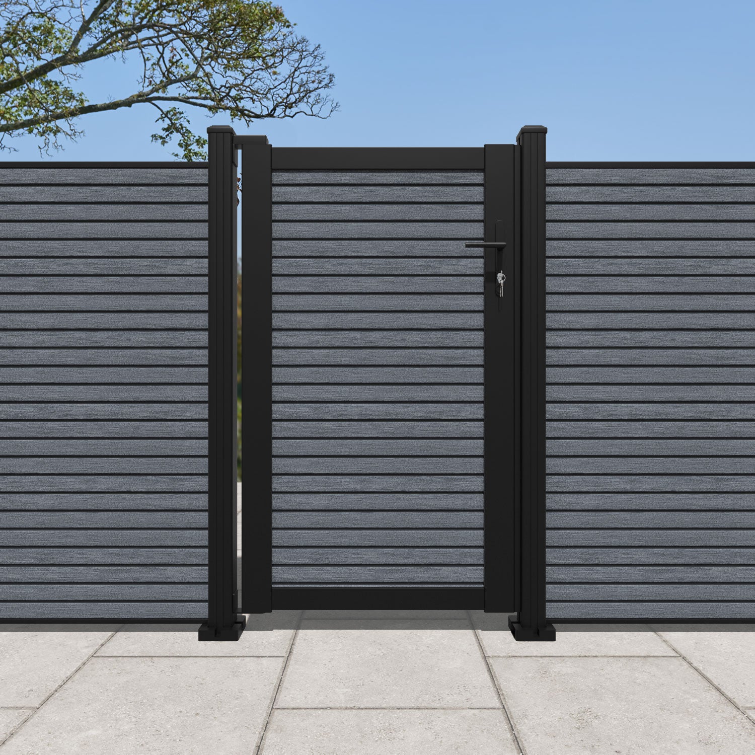 Hudson Pedestrian Gate - Anthracite – Charles & Ivy