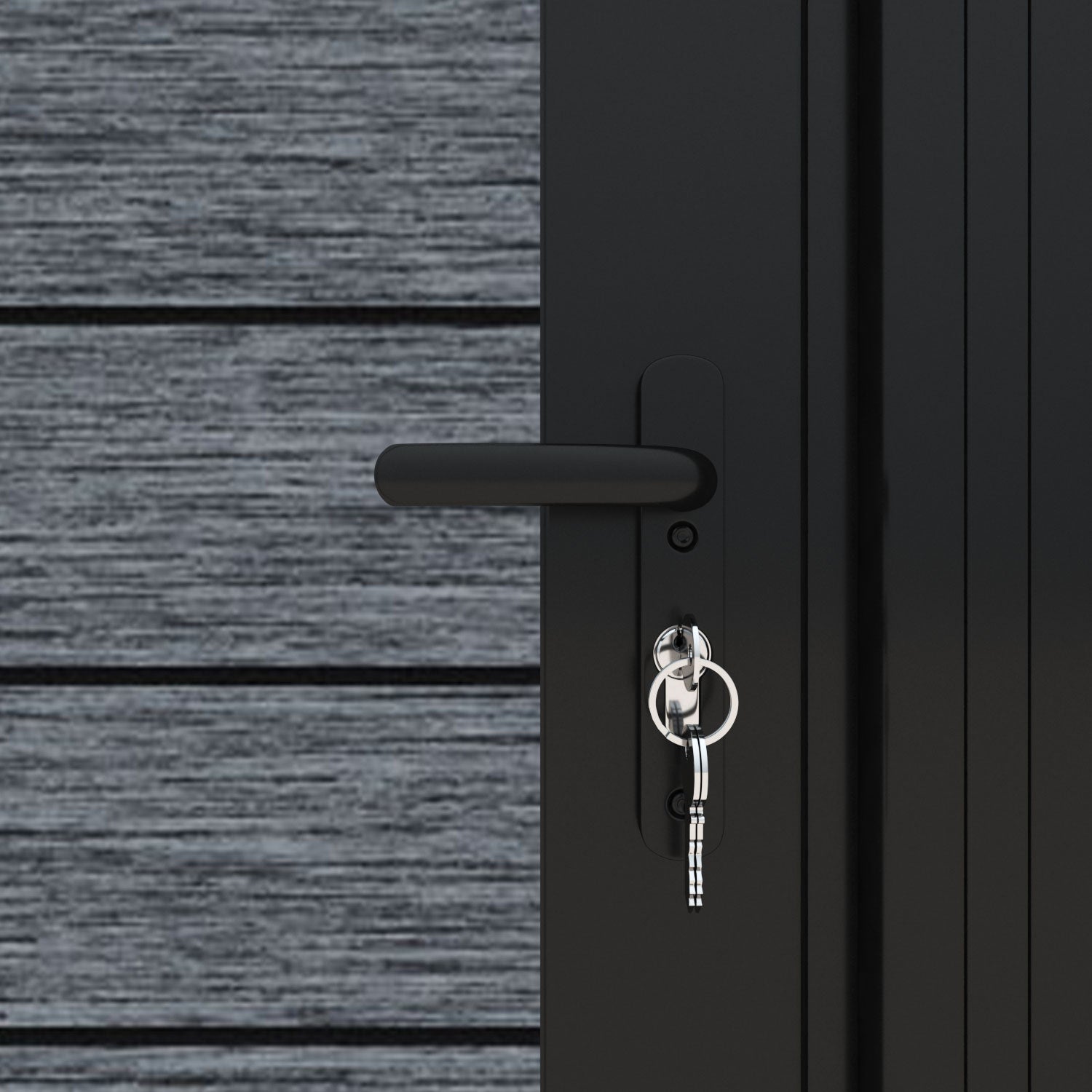 Fusion Cubed Curved Top Driveway Gate - Anthracite - Top Screen ...