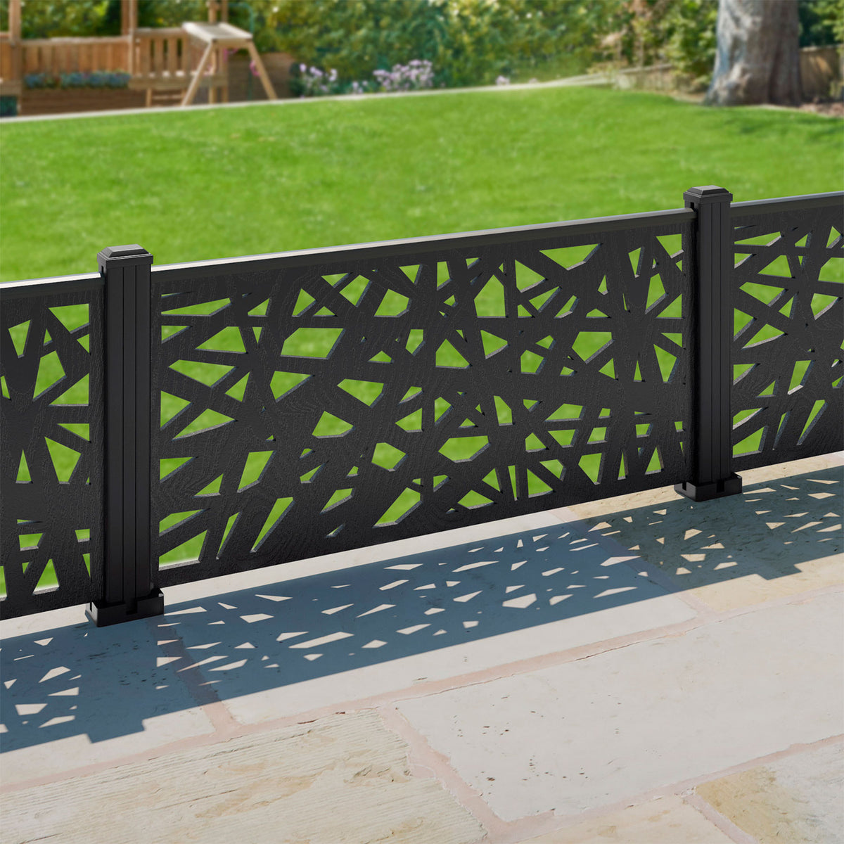 Prism Decorative Fence - 120x60cm - with our aluminium posts – Charles ...