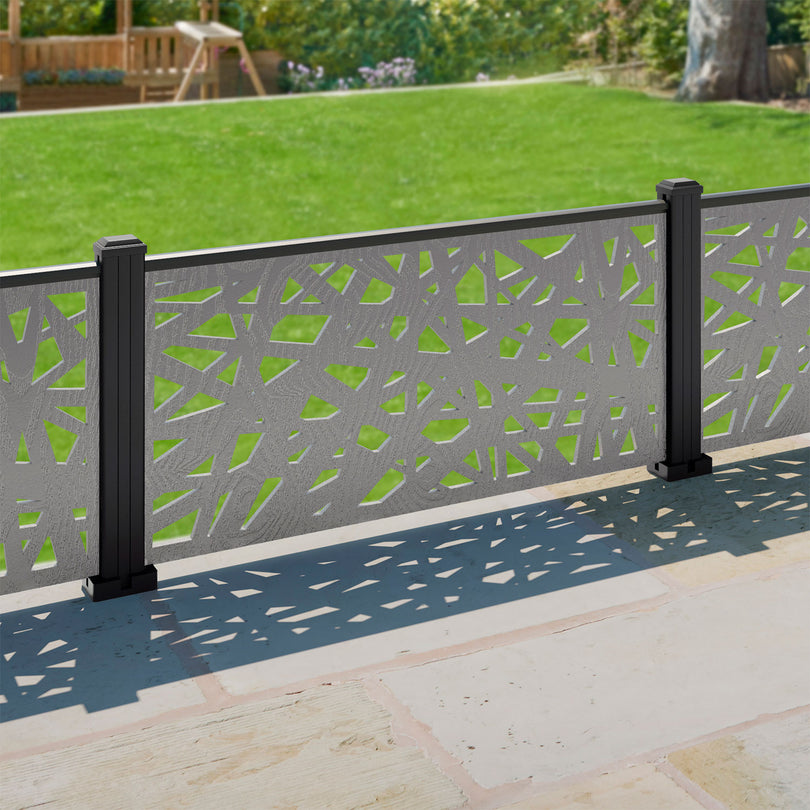 Prism Decorative Fence - 120x60cm - with our aluminium posts – Charles ...