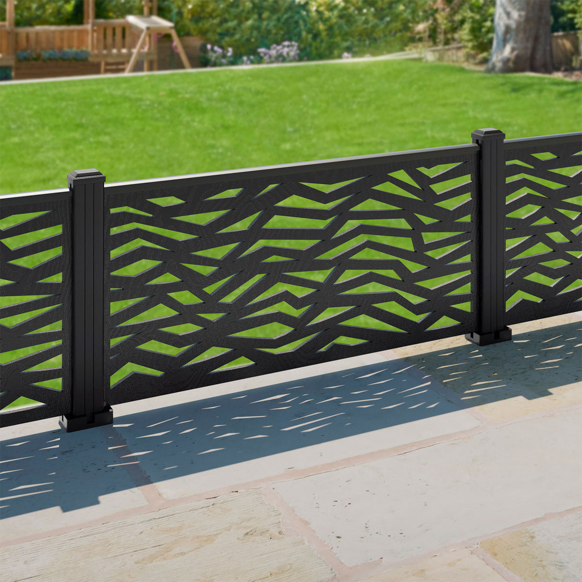 Zenith Decorative Fence - 120x60cm - with our aluminium posts – Charles ...
