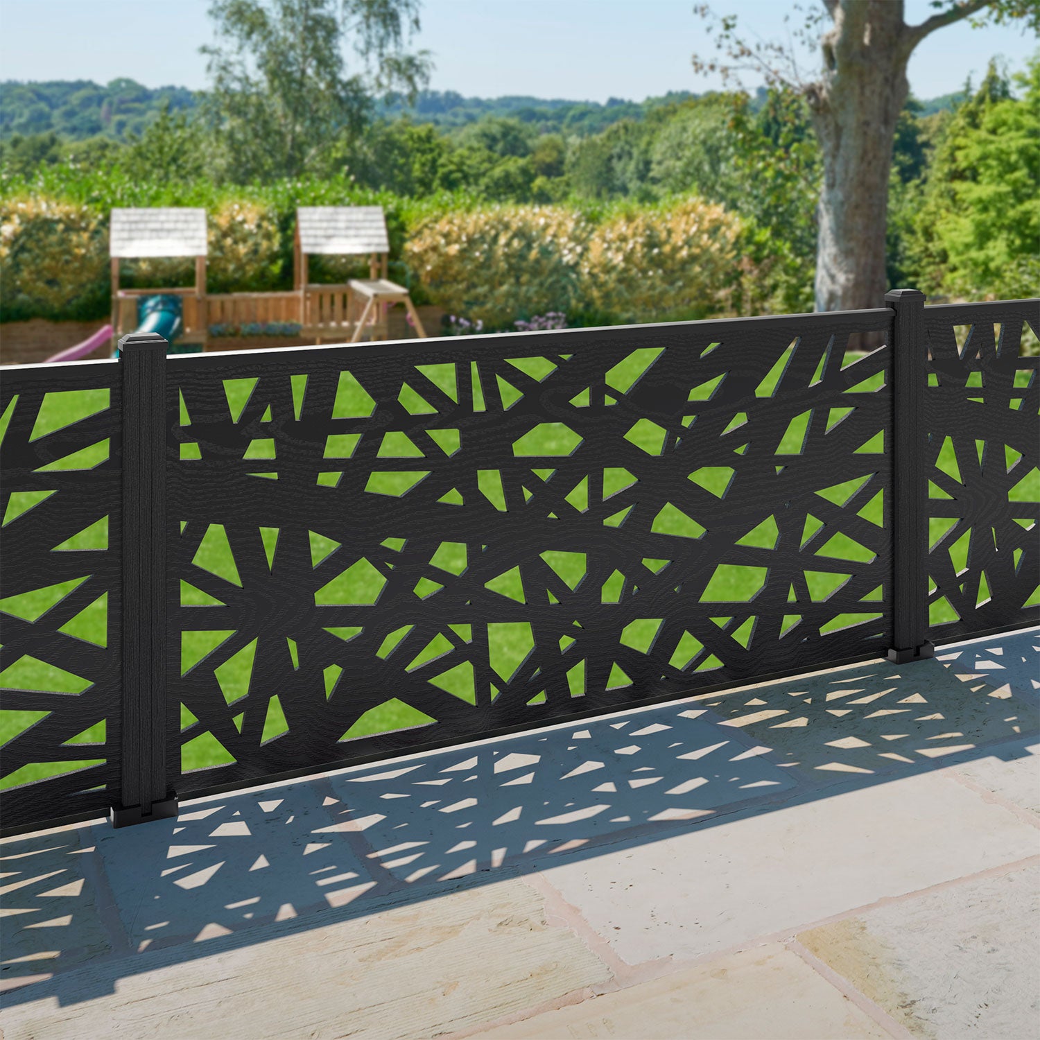 Prism Decorative Fence - 180x90cm - with our composite posts – Charles ...
