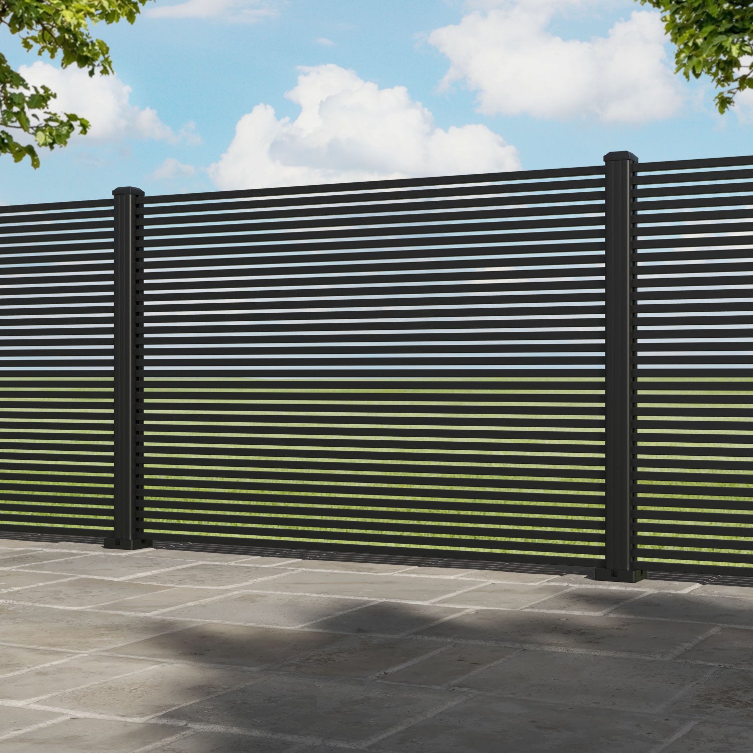 Toledo Aluminium Fence Panel - with our aluminium posts – Charles & Ivy