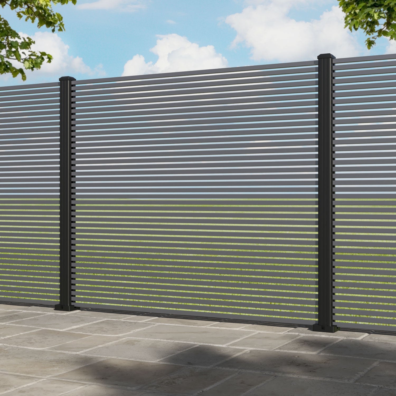 Toledo Aluminium Fence Panel - with our aluminium posts – Charles & Ivy