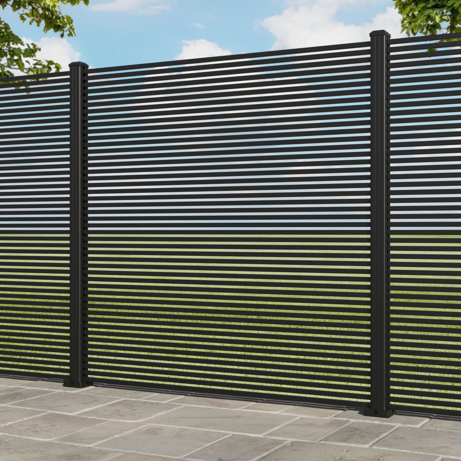 Toledo Aluminium Fence Panel - with our aluminium posts – Charles & Ivy