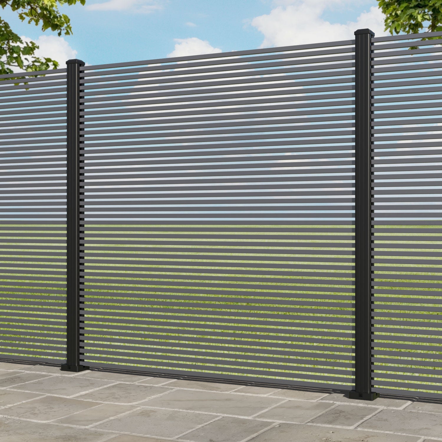 Toledo Aluminium Fence Panel - with our aluminium posts – Charles & Ivy