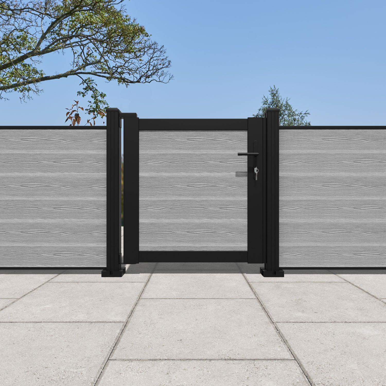 Classic Pedestrian Gate - Light Grey – Charles & Ivy