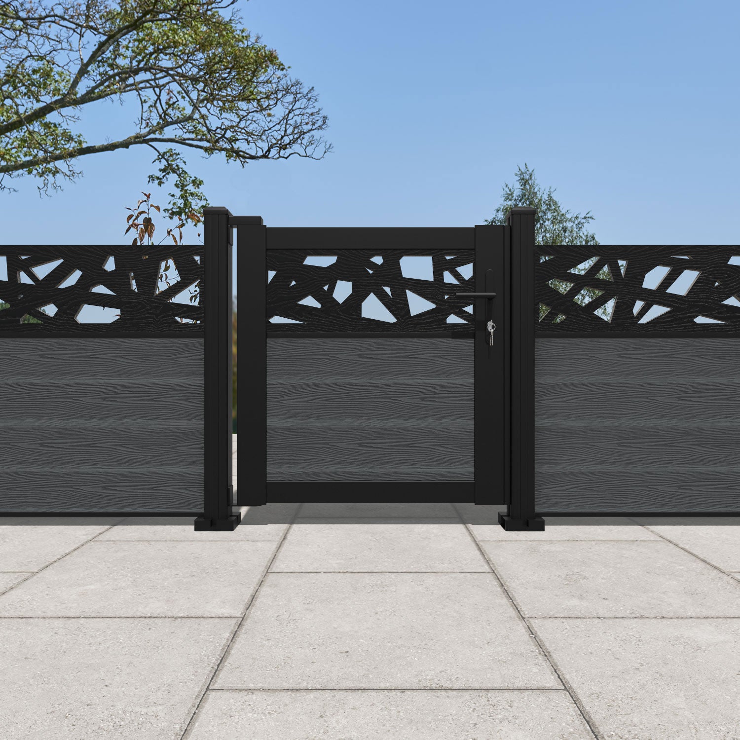 Classic Prism Pedestrian Gate - Dark Grey – Charles & Ivy