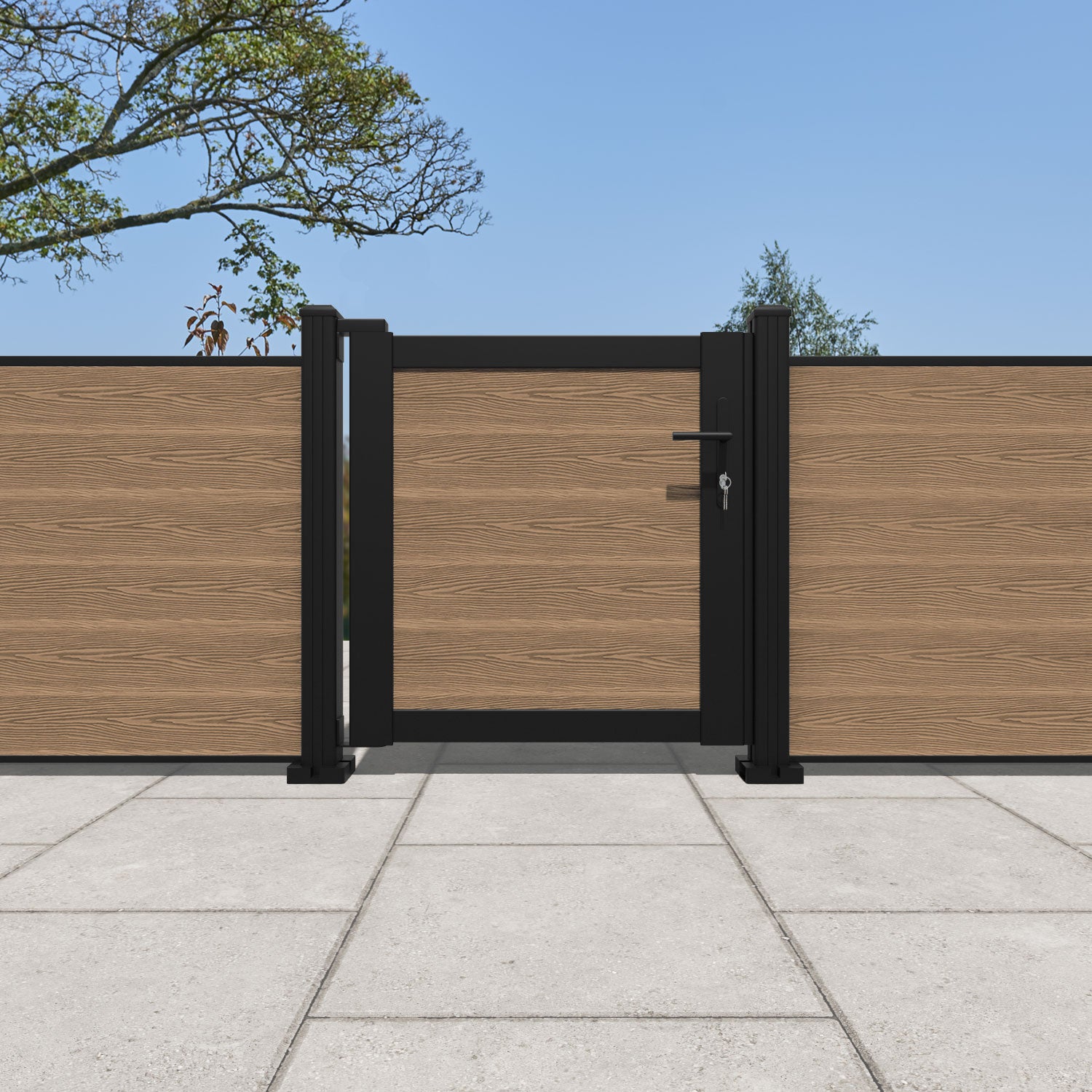 Classic Pedestrian Gate - Teak – Charles & Ivy