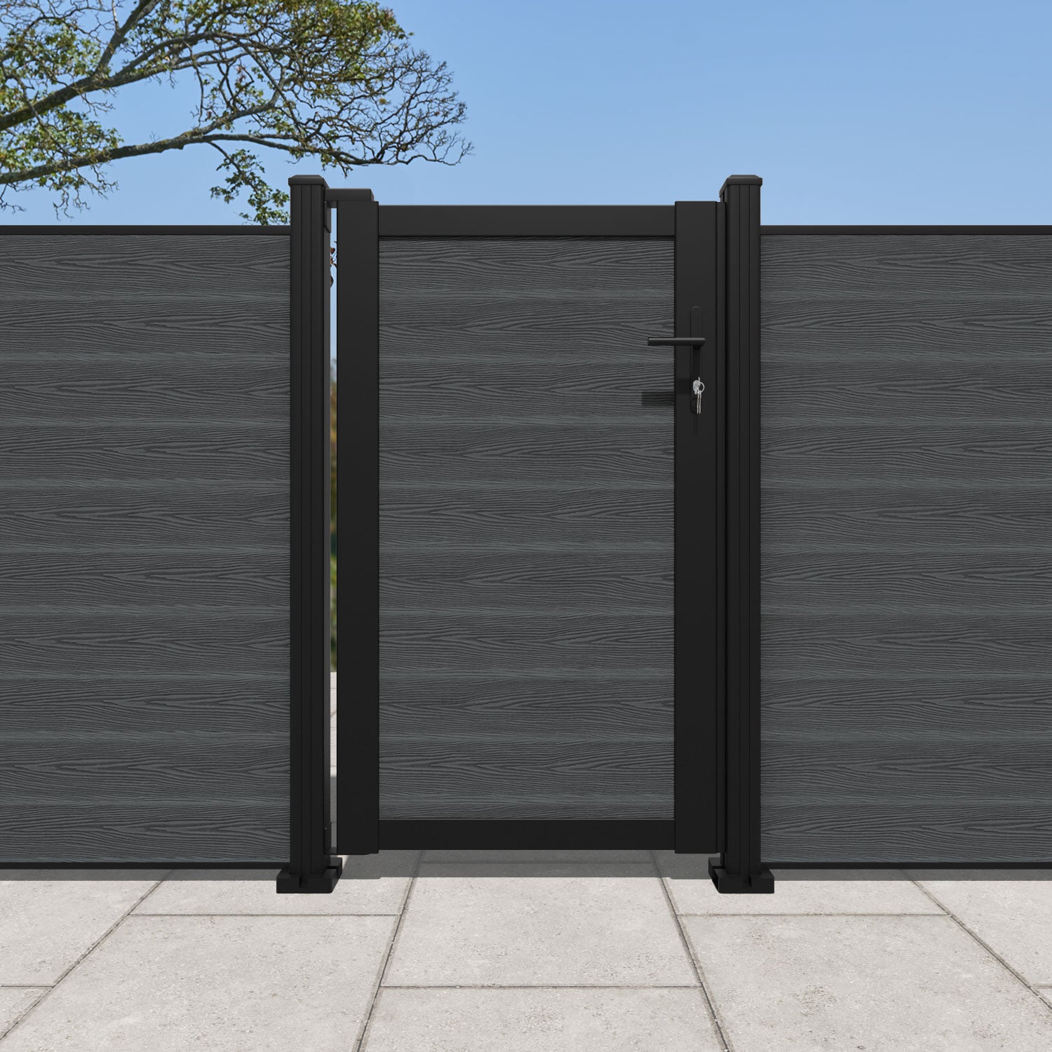 Classic Pedestrian Gate - Dark Grey – Charles & Ivy