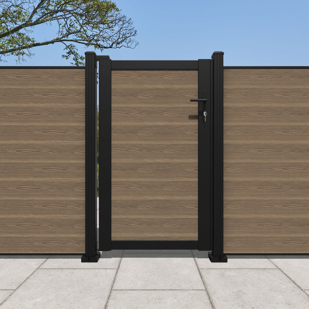 Classic Pedestrian Gate - Teak – Charles & Ivy