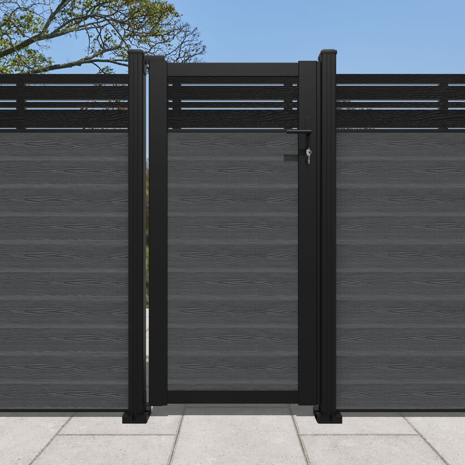 Classic Linea Pedestrian Gate - Dark Grey – Charles & Ivy