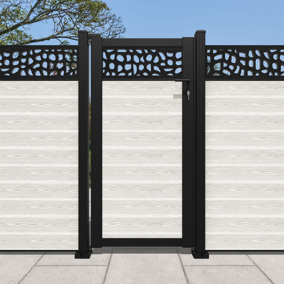 Classic Pebble Pedestrian Gate - Light Stone – Charles & Ivy