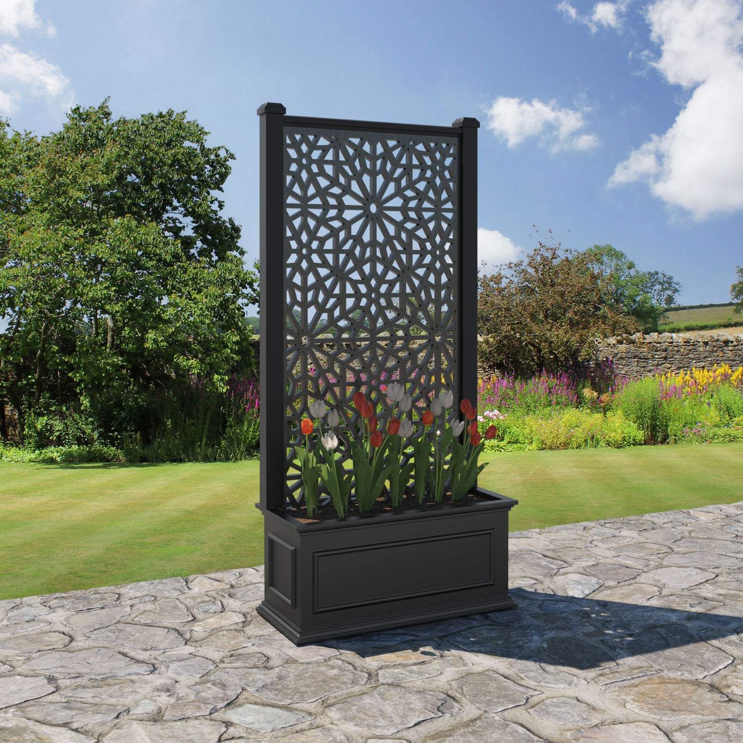 Windsor - Medium Planter - Alnara Screen – Charles & Ivy