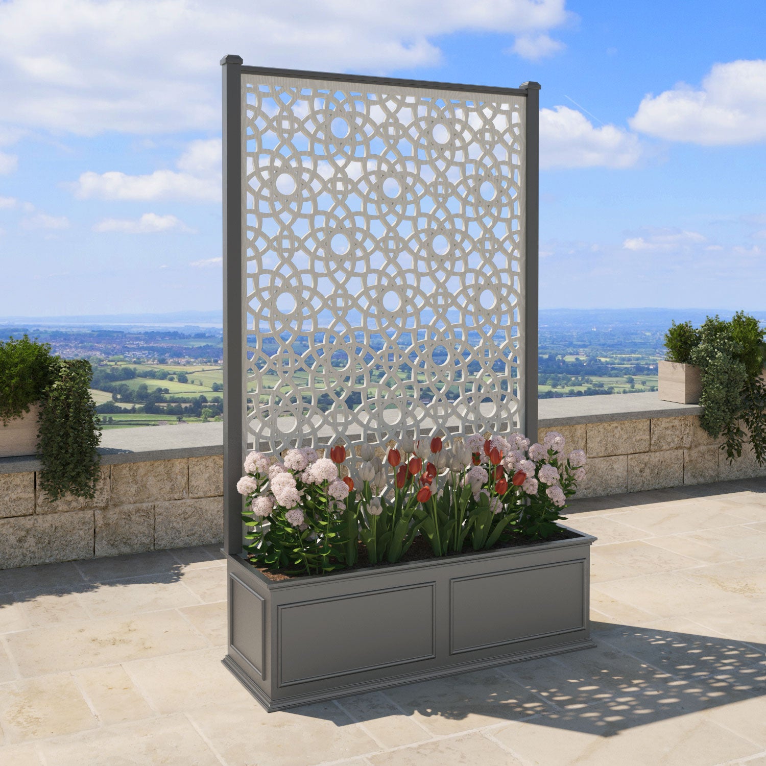 Windsor - Extra Large High Planter - Ambar Screen – Charles & Ivy